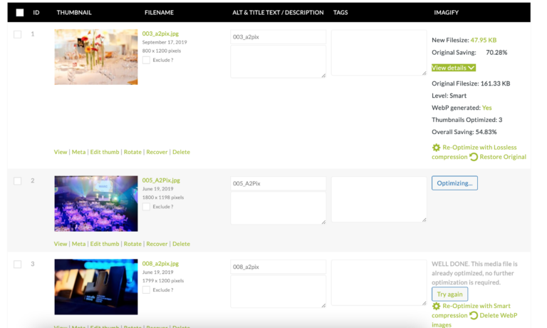 How to Optimize Images in NextGEN Gallery - Documentation