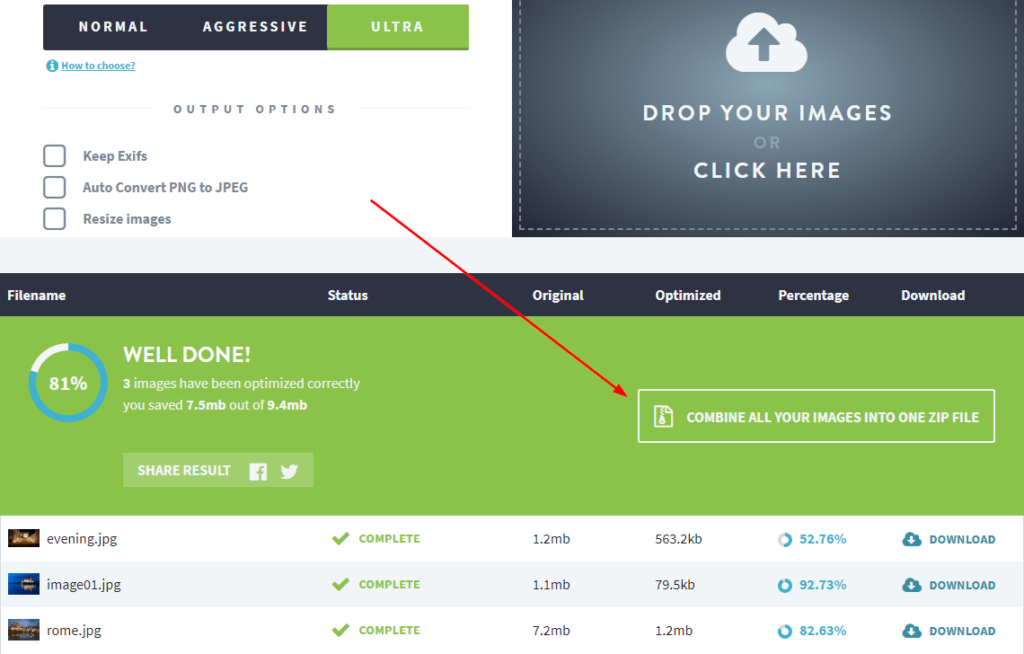 How to Optimize Images from Imagify App - Documentation