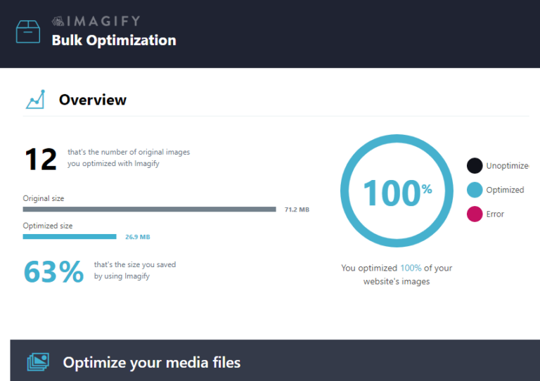 How to optimize images from the WordPress Plugin - Documentation