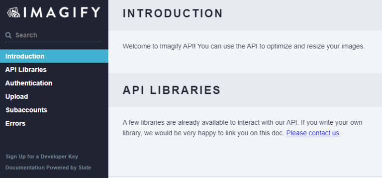 Using the Imagify API To Optimize Images - Documentation
