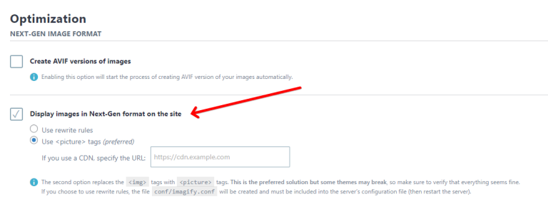 How to Enable WebP Images and How it Works - Documentation