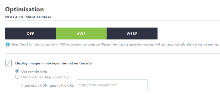 How AVIF Works and How it Can Be Enabled - Documentation